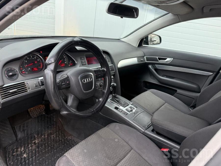 Black Audi A6 2005 in Riga, with an engine capacity of 2.40 L and mileage of 285 thousand km for 1250 €, photo 7 on AUTOMOTO.COM.LV