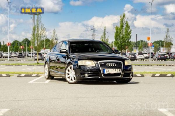 Black Audi A6 2005 in Riga, with an engine capacity of 2.70 L and mileage of 358 thousand km for 2190 €, photo 2 on AUTOMOTO.COM.LV