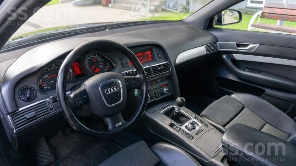 Black Audi A6 2005 in Riga, with an engine capacity of 2.70 L and mileage of 358 thousand km for 2190 €, photo 10 on AUTOMOTO.COM.LV
