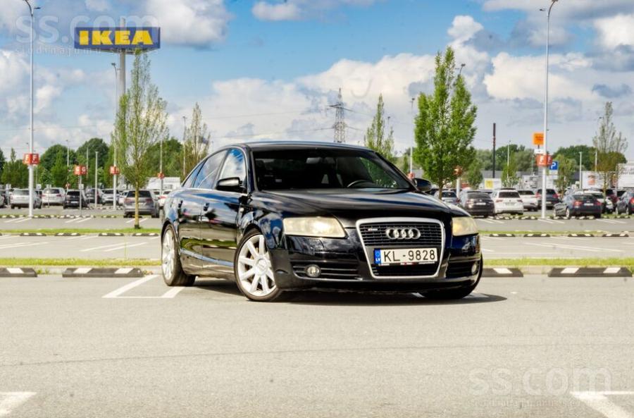 Melns Audi A6 2005 Rīga, ar dzinēja tilpumu 2.70 L un nobraukumu 358 tūkst. km par 1990 €, foto 3 vietnē AUTOMOTO.COM.LV