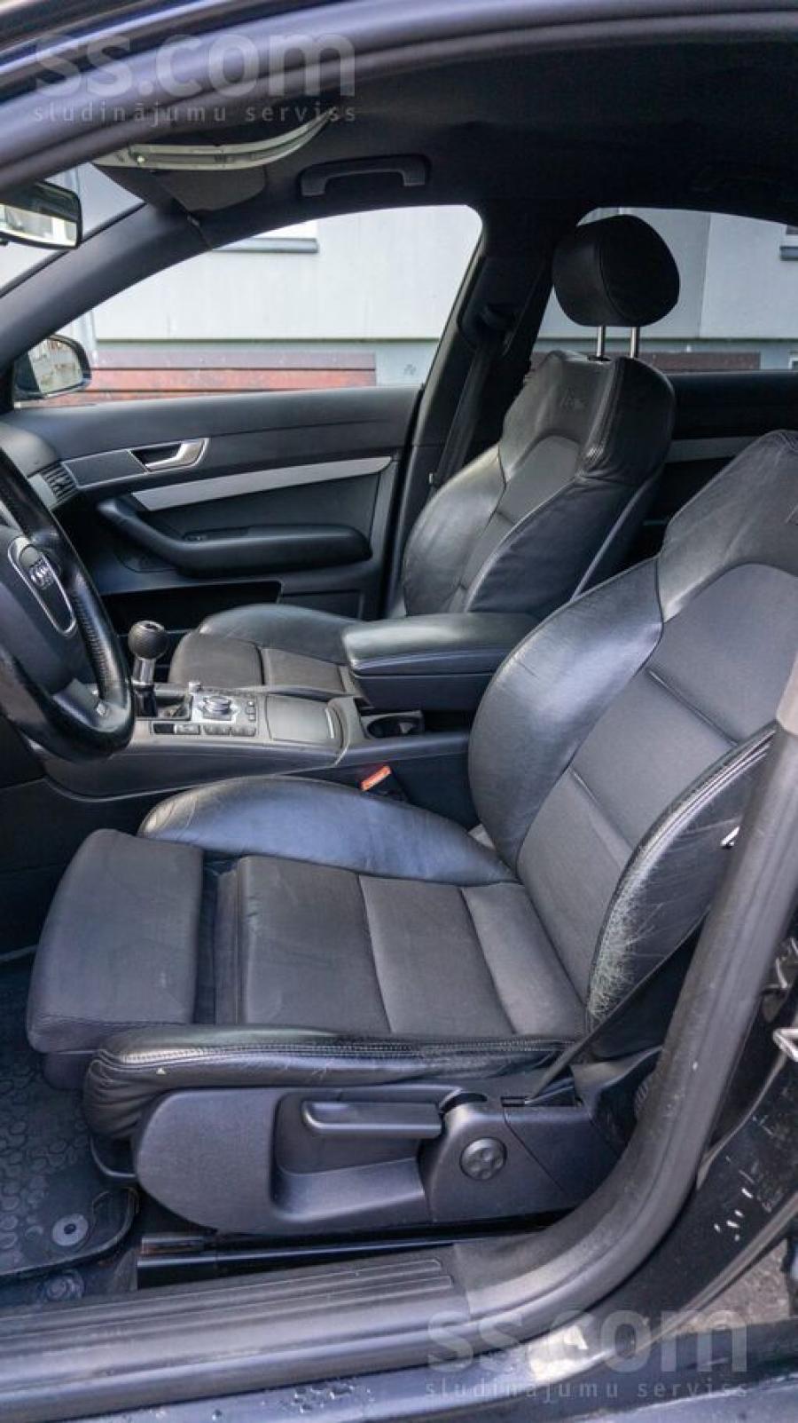 Melns Audi A6 2005 Rīga, ar dzinēja tilpumu 2.70 L un nobraukumu 358 tūkst. km par 1990 €, foto 20 vietnē AUTOMOTO.COM.LV