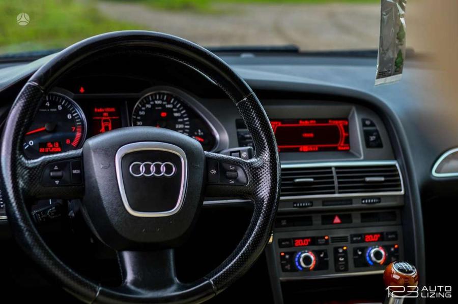 Melns Audi A6 2005 Kretinga, ar dzinēja tilpumu 2.40 L un nobraukumu 220 tūkst. km par 2950 €, foto 15 vietnē AUTOMOTO.COM.LV