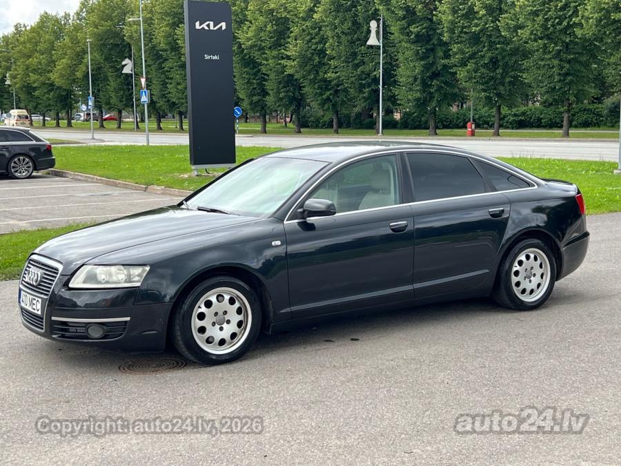 Black Audi A6 2005 in Narva, with an engine capacity of 2.00 L and mileage of 429 thousand km for 1999 €, photo 1 on AUTOMOTO.COM.LV