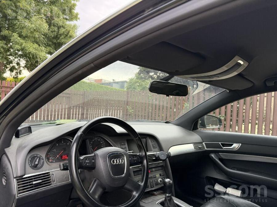 Black Audi A6 2005 in Riga, with an engine capacity of 2.70 L and mileage of 379 thousand km for 1980 €, photo 4 on AUTOMOTO.COM.LV