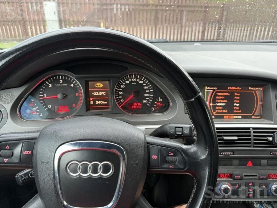 Black Audi A6 2005 in Riga, with an engine capacity of 2.70 L and mileage of 379 thousand km for 1980 €, photo 5 on AUTOMOTO.COM.LV