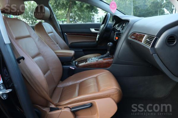 Melns Audi A6 2005 Rīga, ar dzinēja tilpumu 2.70 L un nobraukumu 375 tūkst. km par 4490 €, foto 10 vietnē AUTOMOTO.COM.LV