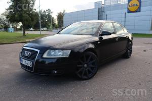 Black Audi A6 2005 in Riga, with an engine capacity of 2.70 L and mileage of 375 thousand km for 4490 €, photo 1 on AUTOMOTO.COM.LV