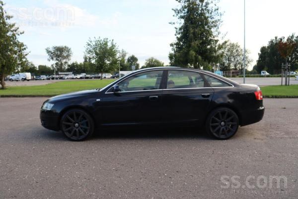 Melns Audi A6 2005 Rīga, ar dzinēja tilpumu 2.70 L un nobraukumu 375 tūkst. km par 4490 €, foto 3 vietnē AUTOMOTO.COM.LV