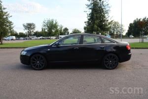 Black Audi A6 2005 in Riga, with an engine capacity of 2.70 L and mileage of 375 thousand km for 4490 €, photo 4 on AUTOMOTO.COM.LV