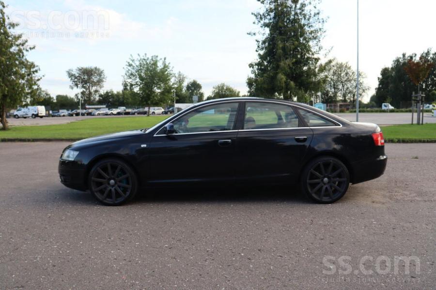 Black Audi A6 2005 in Riga, with an engine capacity of 2.70 L and mileage of 375 thousand km for 4490 €, photo 4 on AUTOMOTO.COM.LV