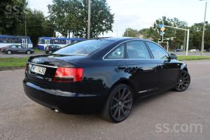 Black Audi A6 2005 in Riga, with an engine capacity of 2.70 L and mileage of 375 thousand km for 4490 €, photo 7 on AUTOMOTO.COM.LV