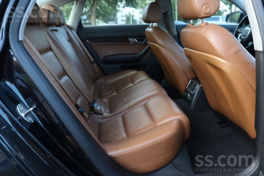 Black Audi A6 2005 in Riga, with an engine capacity of 2.70 L and mileage of 375 thousand km for 4490 €, photo 12 on AUTOMOTO.COM.LV