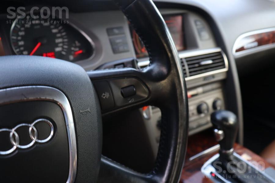 Black Audi A6 2005 in Riga, with an engine capacity of 2.70 L and mileage of 375 thousand km for 4490 €, photo 14 on AUTOMOTO.COM.LV