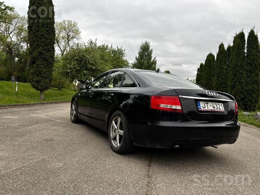 Black Audi A6 2005 in Daugavpils, with an engine capacity of 3.00 L and mileage of 353 thousand km for 3000 €, photo 4 on AUTOMOTO.COM.LV