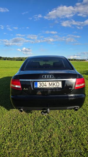 Melns Audi A6 2005 Tallina, ar dzinēja tilpumu 2.40 L un nobraukumu 199 tūkst. km par 1499 €, foto 6 vietnē AUTOMOTO.COM.LV