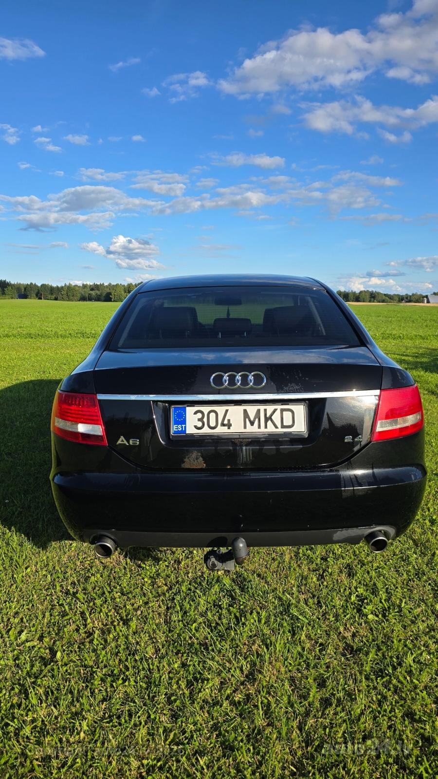 Melns Audi A6 2005 Tallina, ar dzinēja tilpumu 2.40 L un nobraukumu 199 tūkst. km par 1499 €, foto 6 vietnē AUTOMOTO.COM.LV