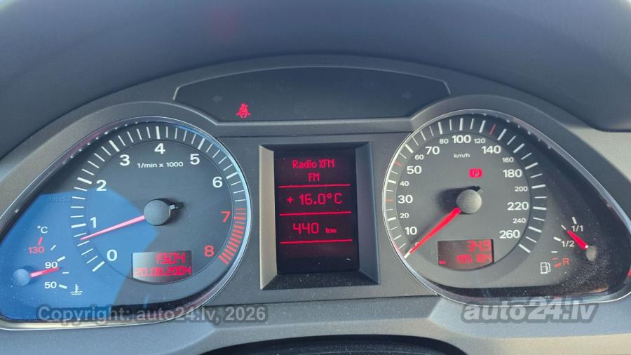 Melns Audi A6 2005 Tallina, ar dzinēja tilpumu 2.40 L un nobraukumu 199 tūkst. km par 1499 €, foto 10 vietnē AUTOMOTO.COM.LV