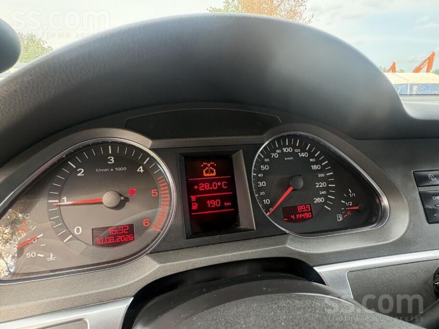 Melns Audi A6 2005 Rīga, ar dzinēja tilpumu 2.00 L un nobraukumu 0 tūkst. km par 1250 €, foto 9 vietnē AUTOMOTO.COM.LV