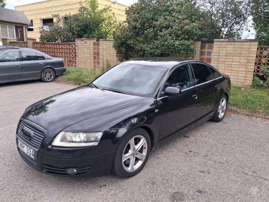 Black Audi A6 2005 in Kaunas, with an engine capacity of 2.70 L and mileage of 358 thousand km for 2200 €, photo 3 on AUTOMOTO.COM.LV