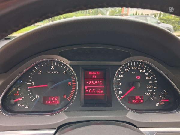 Черный Ауди А6 2005 в Каунас, объемом двигателя 2.70 л и пробегом 358 тыс. км за 2200 €, фото 7 на AUTOMOTO.COM.LV