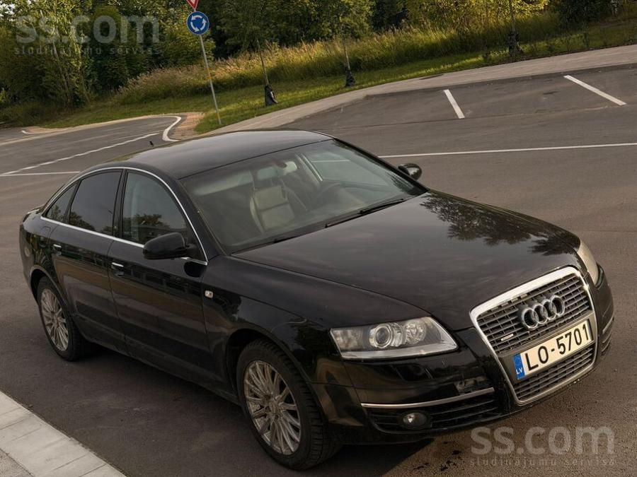 Black Audi A6 2005 in Riga, with an engine capacity of 3.00 L and mileage of 239 thousand km for 3200 €, photo 1 on AUTOMOTO.COM.LV