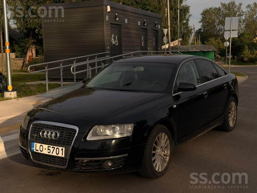 Black Audi A6 2005 in Riga, with an engine capacity of 3.00 L and mileage of 239 thousand km for 3200 €, photo 4 on AUTOMOTO.COM.LV