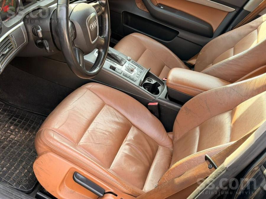 Black Audi A6 2005 in Riga, with an engine capacity of 3.00 L and mileage of 239 thousand km for 3200 €, photo 10 on AUTOMOTO.COM.LV