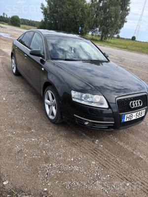 Black Audi A6 2005 in Kuldiga, with an engine capacity of 2.70 L and mileage of 336 thousand km for 2500 €, photo 3 on AUTOMOTO.COM.LV
