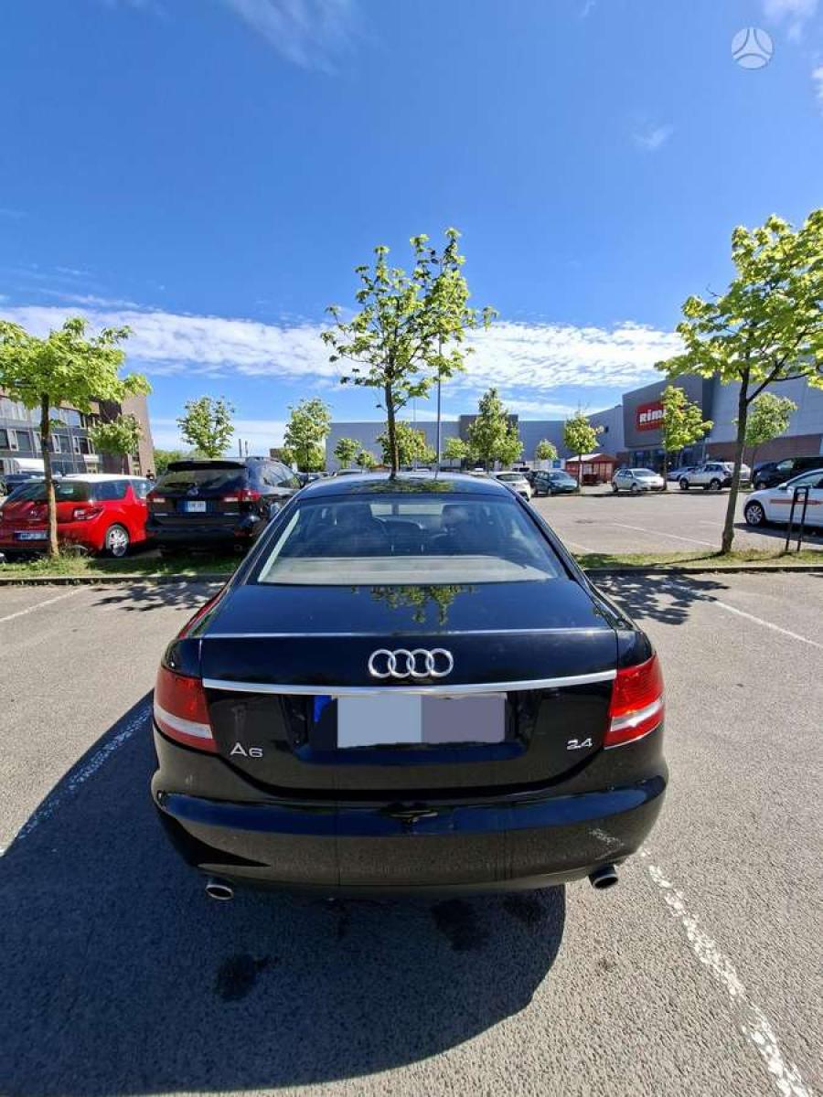 Black Audi A6 2005 in Klaipeda, with an engine capacity of 2.40 L and mileage of 234 thousand km for 2100 €, photo 7 on AUTOMOTO.COM.LV