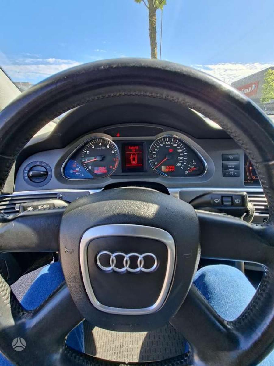Black Audi A6 2005 in Klaipeda, with an engine capacity of 2.40 L and mileage of 234 thousand km for 2100 €, photo 9 on AUTOMOTO.COM.LV