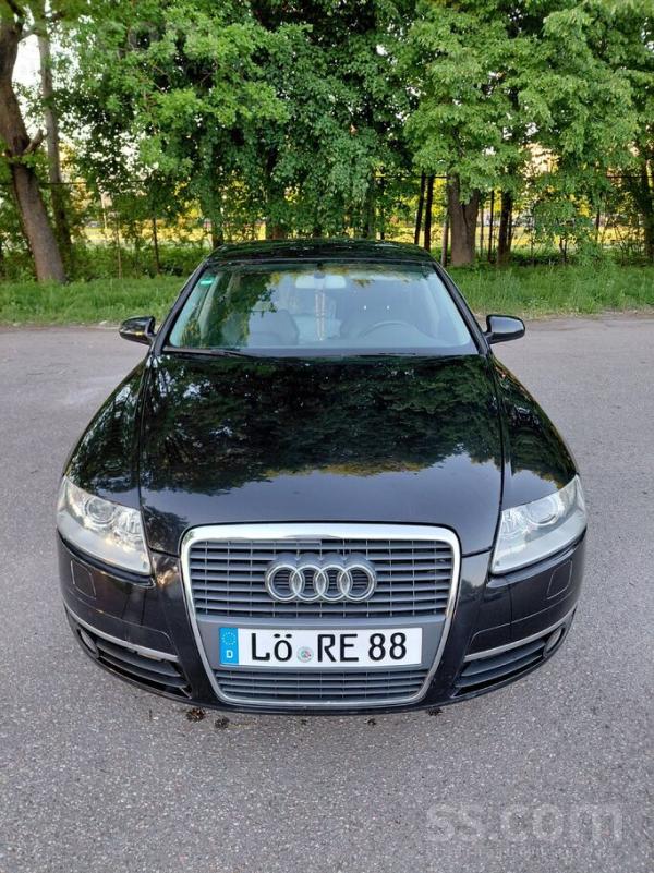 Black Audi A6 2005 in Riga, with an engine capacity of 2.70 L and mileage of 248 thousand km for 3390 €, photo 1 on AUTOMOTO.COM.LV