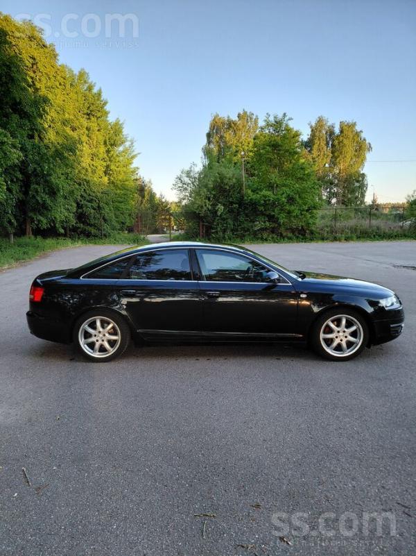 Black Audi A6 2005 in Riga, with an engine capacity of 2.70 L and mileage of 248 thousand km for 3390 €, photo 6 on AUTOMOTO.COM.LV