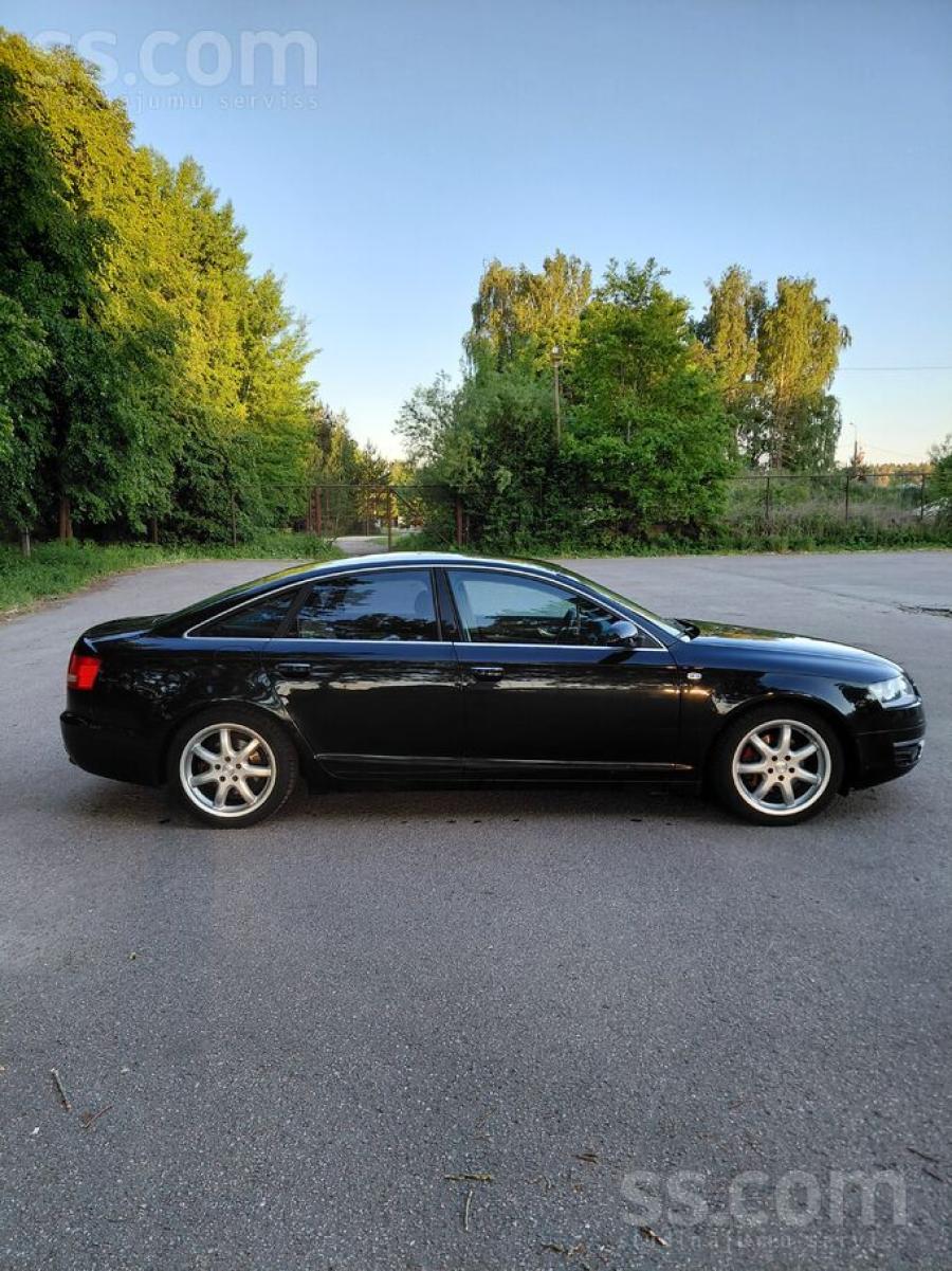 Melns Audi A6 2005 Rīga, ar dzinēja tilpumu 2.70 L un nobraukumu 248 tūkst. km par 3390 €, foto 6 vietnē AUTOMOTO.COM.LV