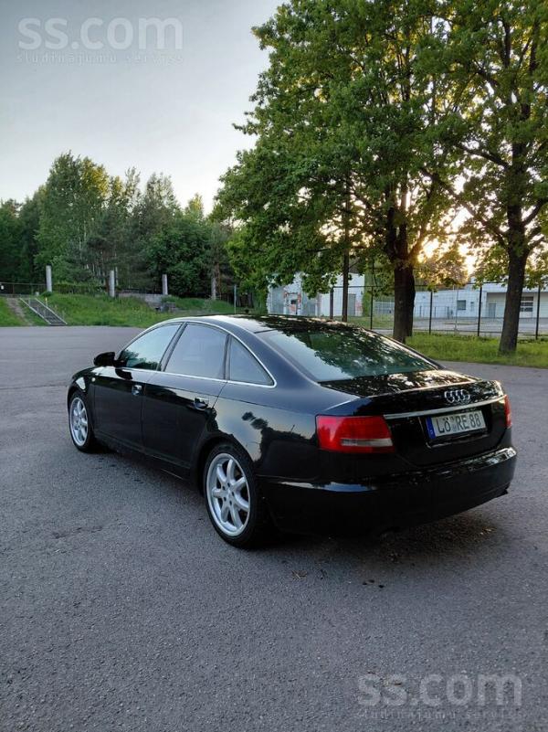 Black Audi A6 2005 in Riga, with an engine capacity of 2.70 L and mileage of 248 thousand km for 3390 €, photo 8 on AUTOMOTO.COM.LV