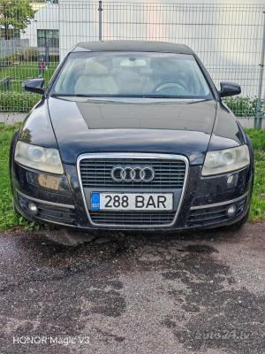 Black Audi A6 2005 in Tallinn, with an engine capacity of 2.40 L and mileage of 2 thousand km for 3150 €, photo  on AUTOMOTO.COM.LV