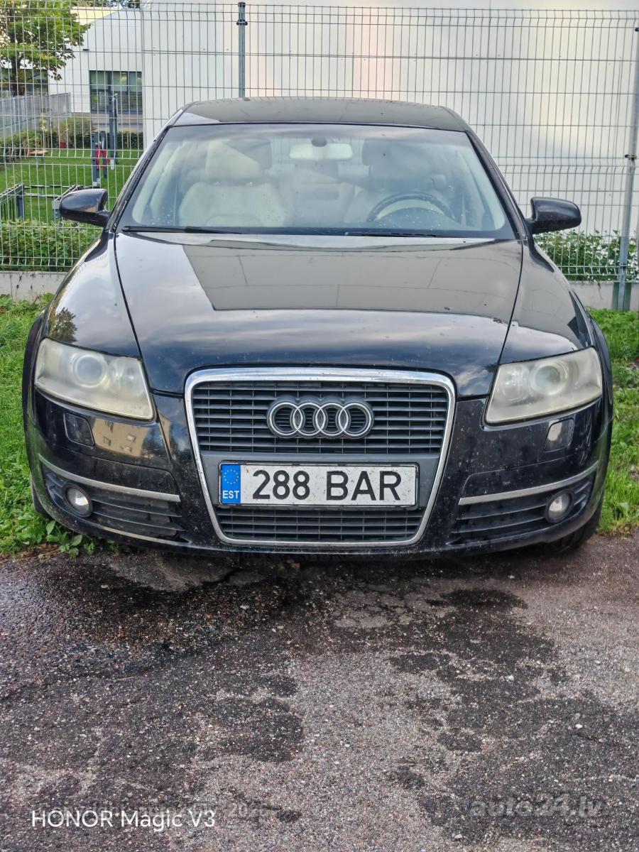Black Audi A6 2005 in Tallinn, with an engine capacity of 2.40 L and mileage of 2 thousand km for 3150 €, photo 1 on AUTOMOTO.COM.LV