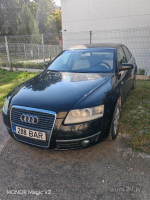 Black Audi A6 2005 in Tallinn, with an engine capacity of 2.40 L and mileage of 2 thousand km for 3150 €, photo 3 on AUTOMOTO.COM.LV