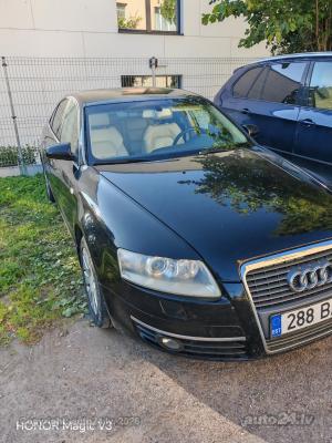 Black Audi A6 2005 in Tallinn, with an engine capacity of 2.40 L and mileage of 2 thousand km for 3150 €, photo 4 on AUTOMOTO.COM.LV