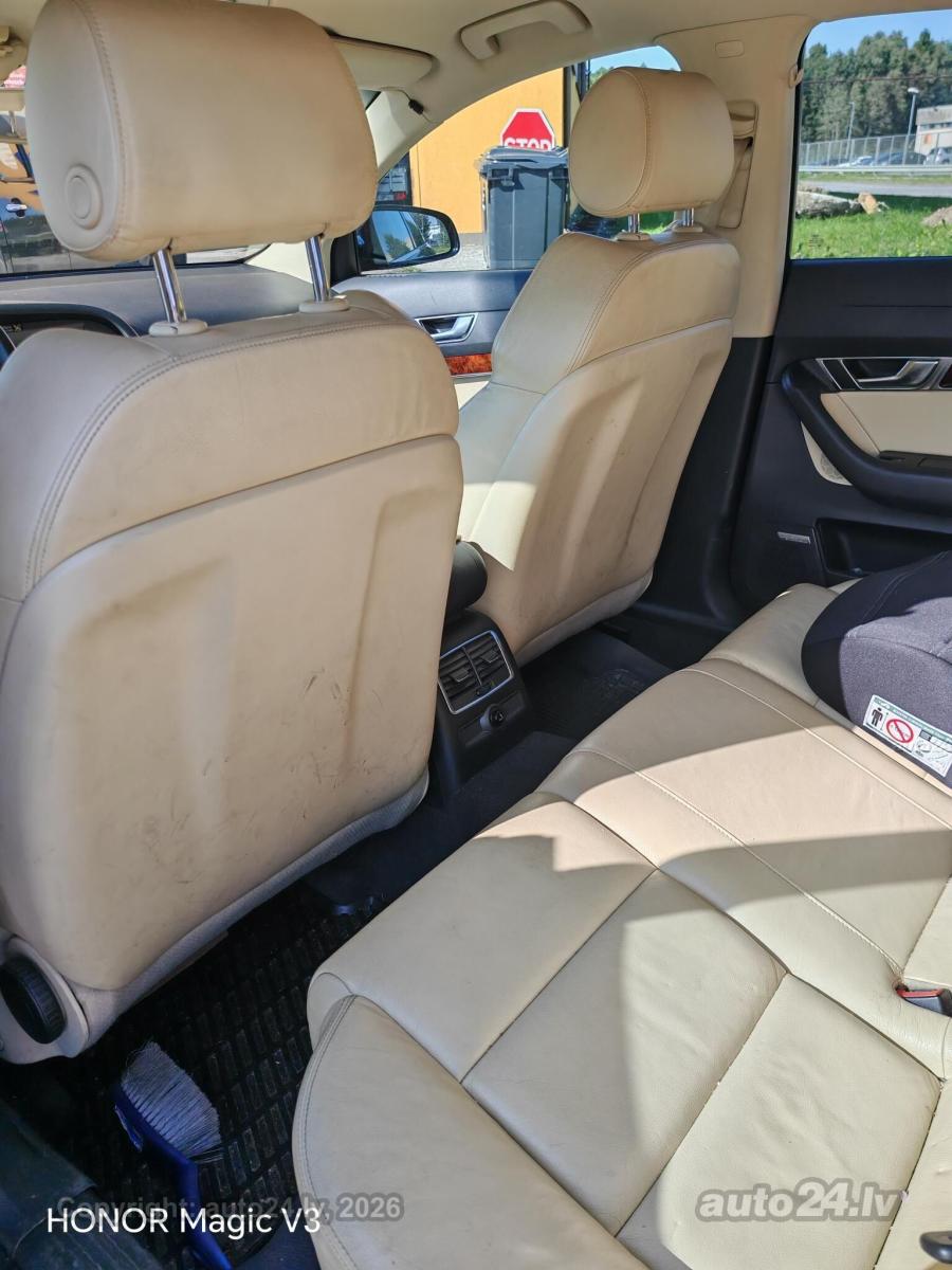 Black Audi A6 2005 in Tallinn, with an engine capacity of 2.40 L and mileage of 2 thousand km for 3150 €, photo 11 on AUTOMOTO.COM.LV