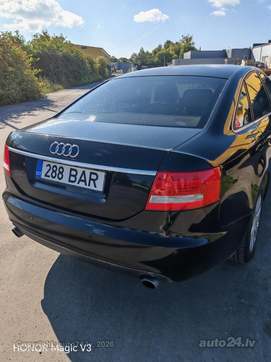 Black Audi A6 2005 in Tallinn, with an engine capacity of 2.40 L and mileage of 2 thousand km for 3150 €, photo 16 on AUTOMOTO.COM.LV