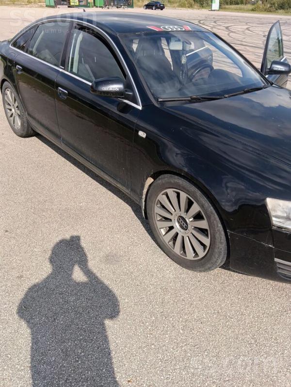 Black Audi A6 2005 in Rezekne, with an engine capacity of 2.00 L and mileage of 472 thousand km for 1850 €, photo 4 on AUTOMOTO.COM.LV