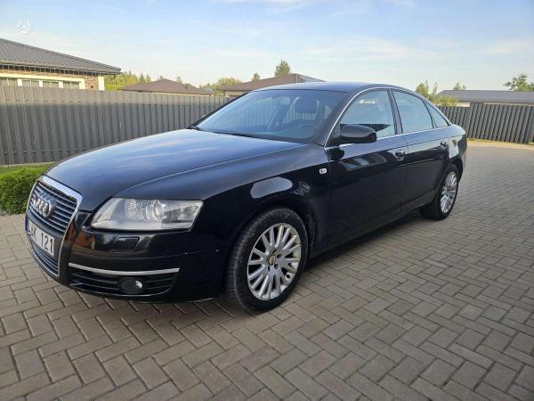 Melns Audi A6 2005 Viļņa, ar dzinēja tilpumu 2.70 L un nobraukumu 265 tūkst. km par 1050 €, foto 1 vietnē AUTOMOTO.COM.LV
