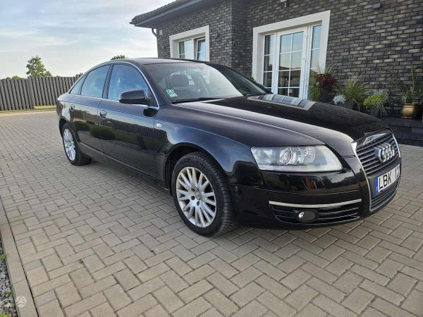 Melns Audi A6 2005 Viļņa, ar dzinēja tilpumu 2.70 L un nobraukumu 265 tūkst. km par 1050 €, foto 4 vietnē AUTOMOTO.COM.LV