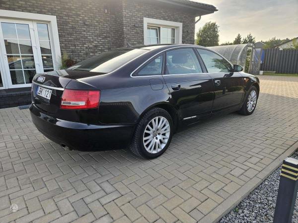 Melns Audi A6 2005 Viļņa, ar dzinēja tilpumu 2.70 L un nobraukumu 265 tūkst. km par 1050 €, foto 6 vietnē AUTOMOTO.COM.LV