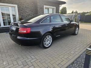 Black Audi A6 2005 in Vilnius, with an engine capacity of 2.70 L and mileage of 265 thousand km for 1050 €, photo 6 on AUTOMOTO.COM.LV