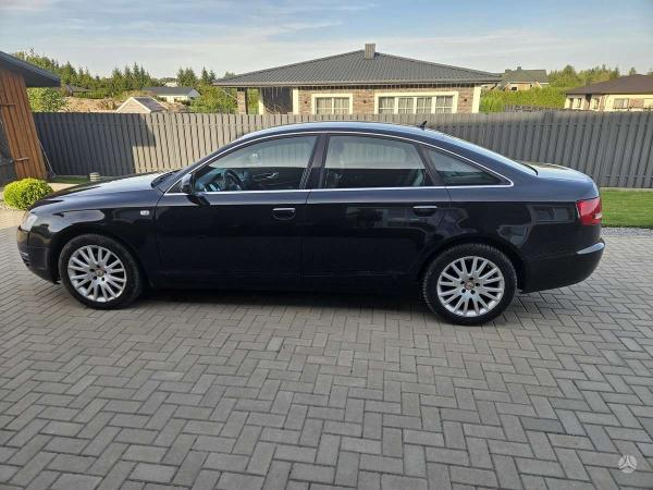 Melns Audi A6 2005 Viļņa, ar dzinēja tilpumu 2.70 L un nobraukumu 265 tūkst. km par 1050 €, foto 9 vietnē AUTOMOTO.COM.LV