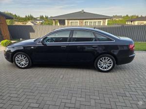 Black Audi A6 2005 in Vilnius, with an engine capacity of 2.70 L and mileage of 265 thousand km for 1050 €, photo 9 on AUTOMOTO.COM.LV