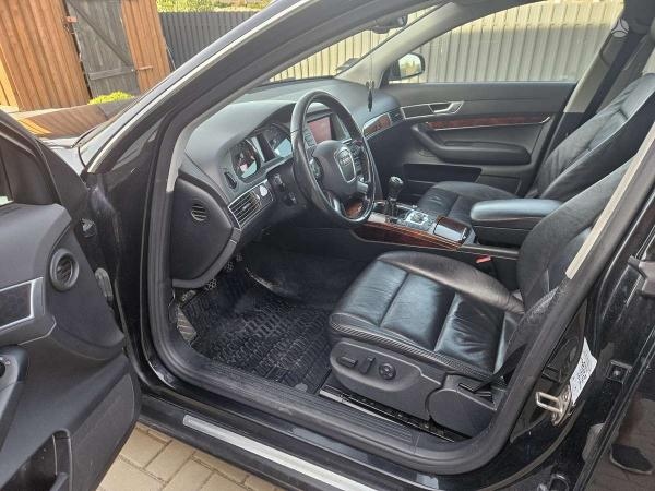 Melns Audi A6 2005 Viļņa, ar dzinēja tilpumu 2.70 L un nobraukumu 265 tūkst. km par 1050 €, foto 10 vietnē AUTOMOTO.COM.LV