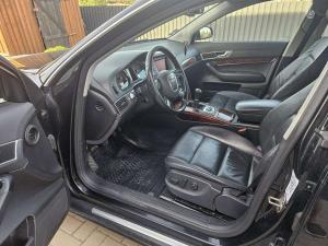 Black Audi A6 2005 in Vilnius, with an engine capacity of 2.70 L and mileage of 265 thousand km for 1050 €, photo 10 on AUTOMOTO.COM.LV