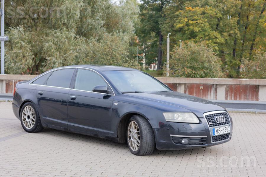 Melns Audi A6 2005 Rīga, ar dzinēja tilpumu 3.00 L un nobraukumu 475 tūkst. km par 3000 €, foto 1 vietnē AUTOMOTO.COM.LV